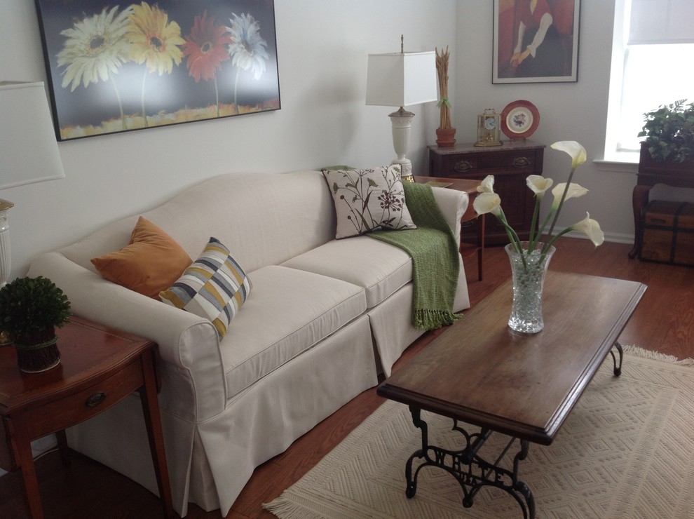 slipcovered sofas - Eclectic - Living Room - New York - by Custom Alley ...