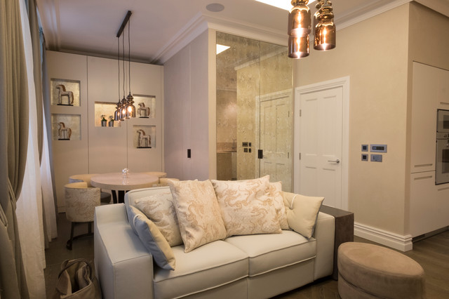 Small Apartment to be like hotel suite - Contemporary - Living Room ...