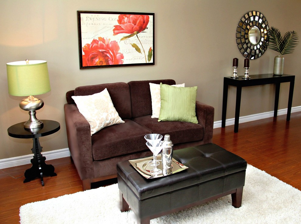 Small Living Room Staging - Traditional - Living Room - Toronto - by ...