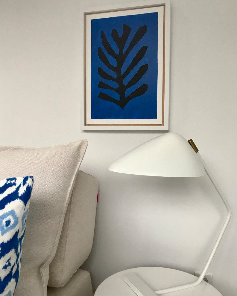 Small Matisse with Mid-century modern table lamp - Contemporary ...