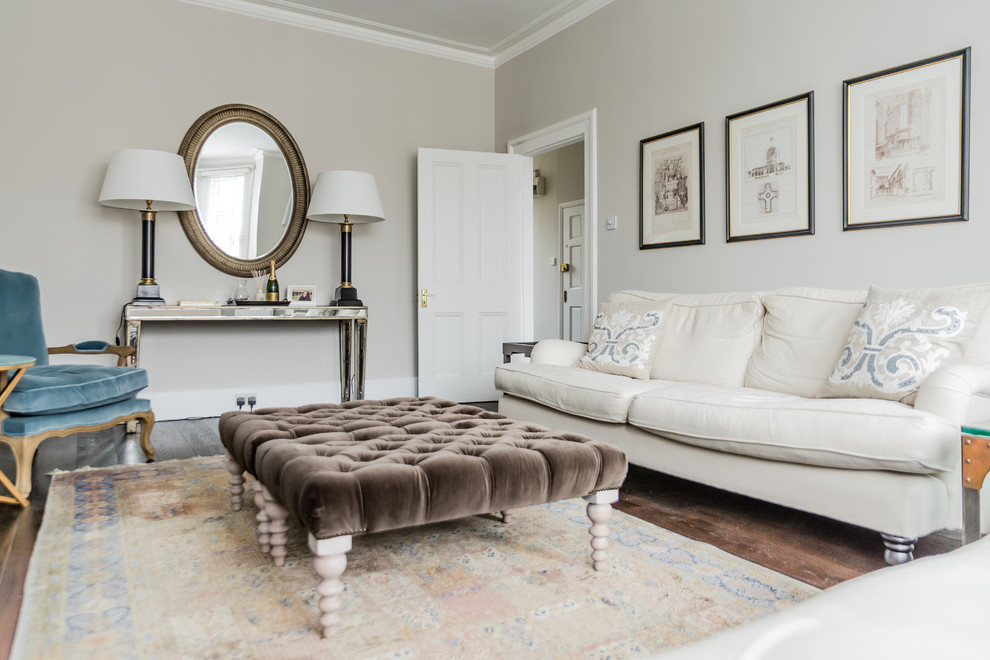 Smoked and Oiled Oak - Traditional - Living Room - London - by Hitt Oak ...