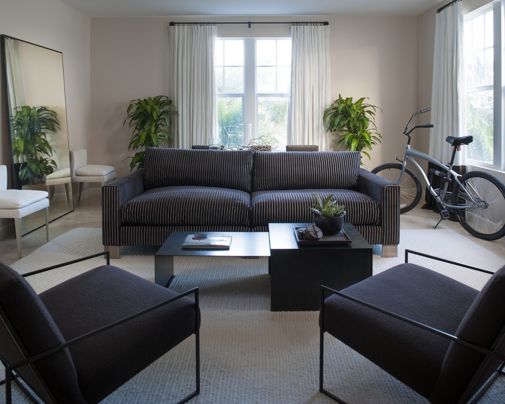 SOBE Loft - Contemporary - Living Room - Miami - by Shorecrest ...