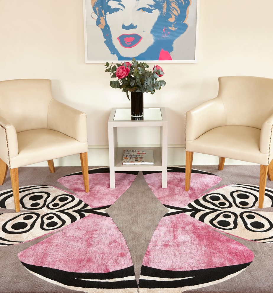Some images of Deirdre Dyson carpets in situ - Contemporary - Living ...