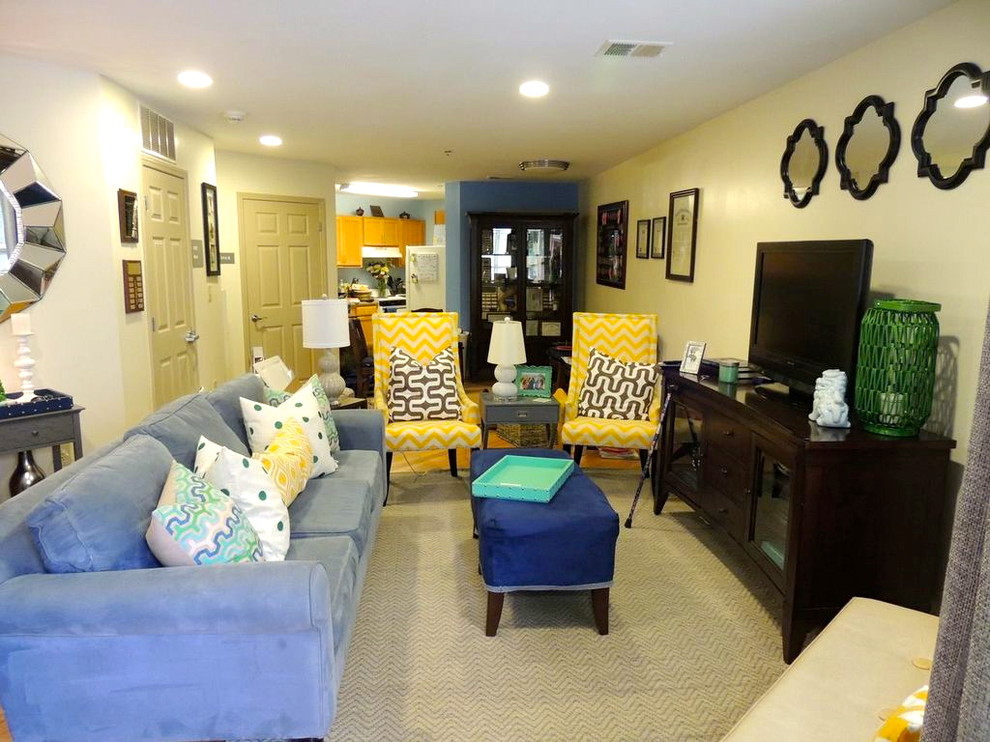 Sorority House Design - Eclectic - Living Room - Atlanta - by LMC ...