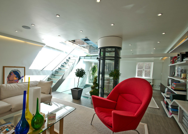 South Kensington Mews House - Glass & Stainless Steel Staircases with ...