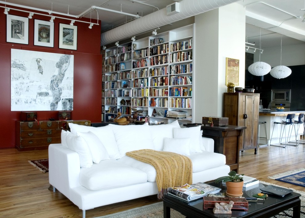 South Loop Loft Living Room - Modern - Living Room - Chicago - by bba ...