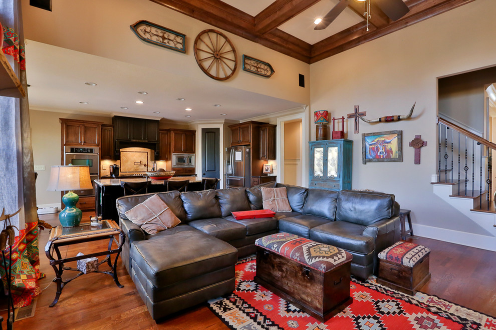 Southwestern Home Decorating Project - Southwestern - Living Room ...