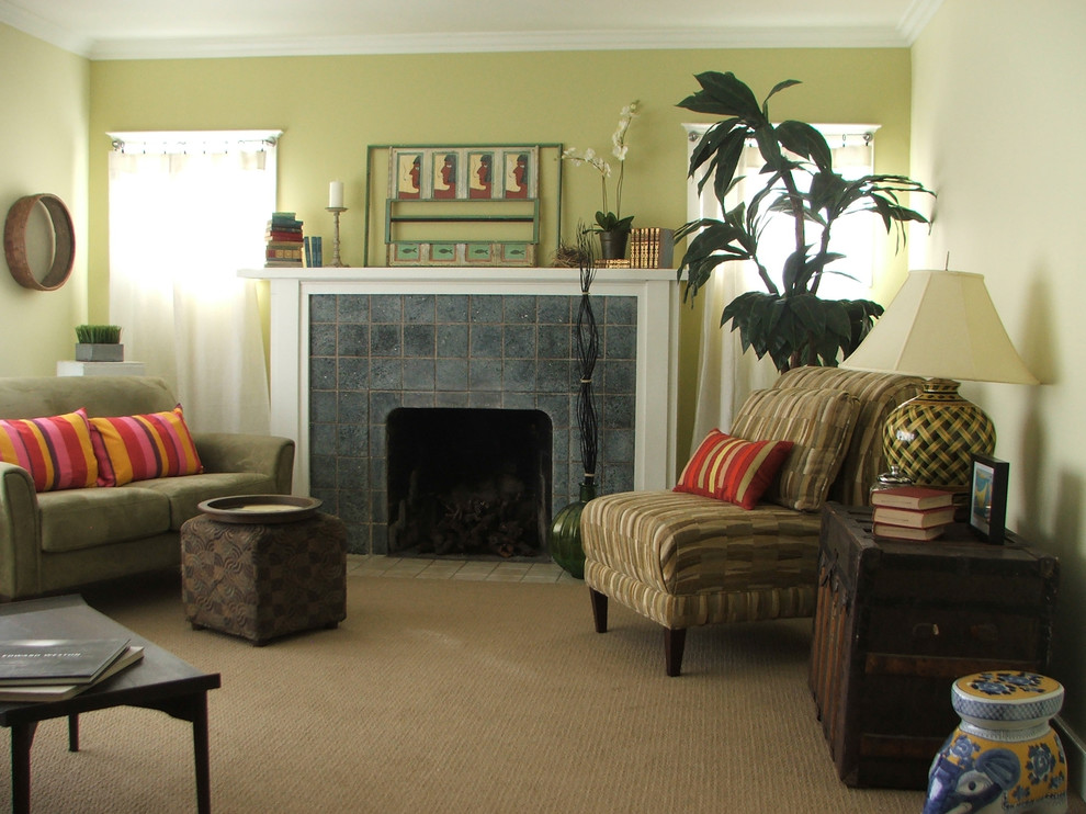 Spanish Mediterranean ReDesign - Classique - Salon - San Francisco ...