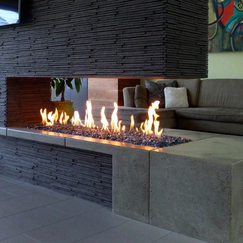 Spark Modern Fires - Modern - Living Room - New York - by Spark Modern ...