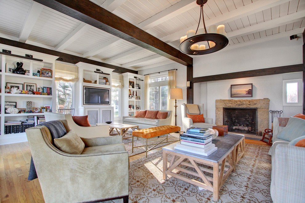 Spectacular Staging in Beachside Home - Transitional - Living Room - New York - by kellydesigns ...