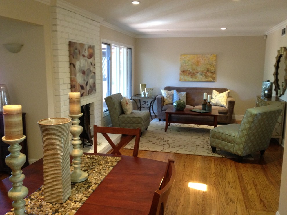 Staging and re-design photographs... - Traditional - Living Room - San ...