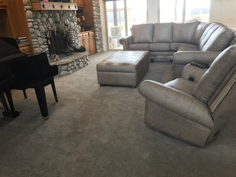 Stainmaster carpet style Hansel color Moondust - Modern - Living Room ...