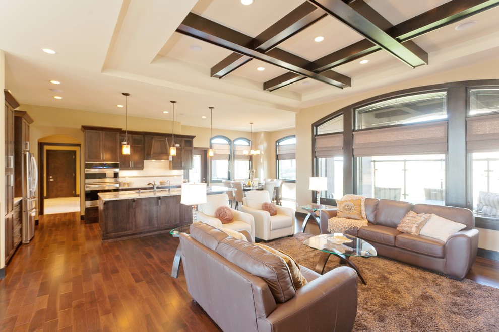 Stately Affair - Traditional - Living Room - Calgary - by Bezooyen ...