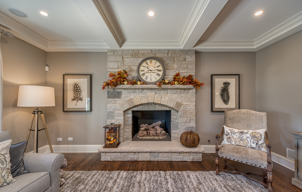 Stately Living - Traditional - Living Room - Chicago - by Coyle ...