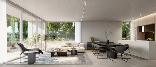 Station Street Residences - Minimalistisch - Wohnbereich - Melbourne - von Cheah Saw ...