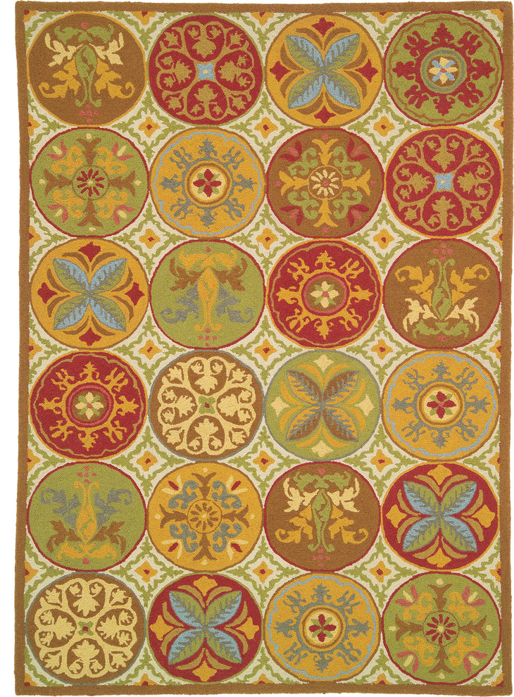 Stepping Stones Spice Rug - Traditional - Living Room - Boston - by ...