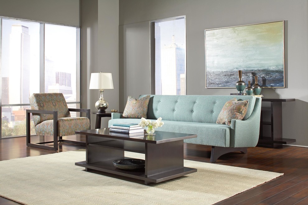Stickley Fine Upholstery & Leather Collection - Transitional - Living ...