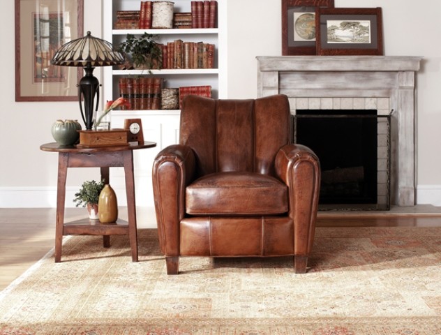 Stickley Leather Collection - Contemporary - Living Room - New York ...