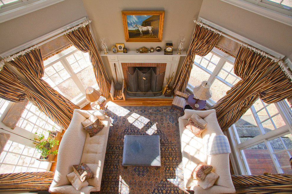 Stockbridge Manor House - Traditional - Living Room - Boston - by Karen ...