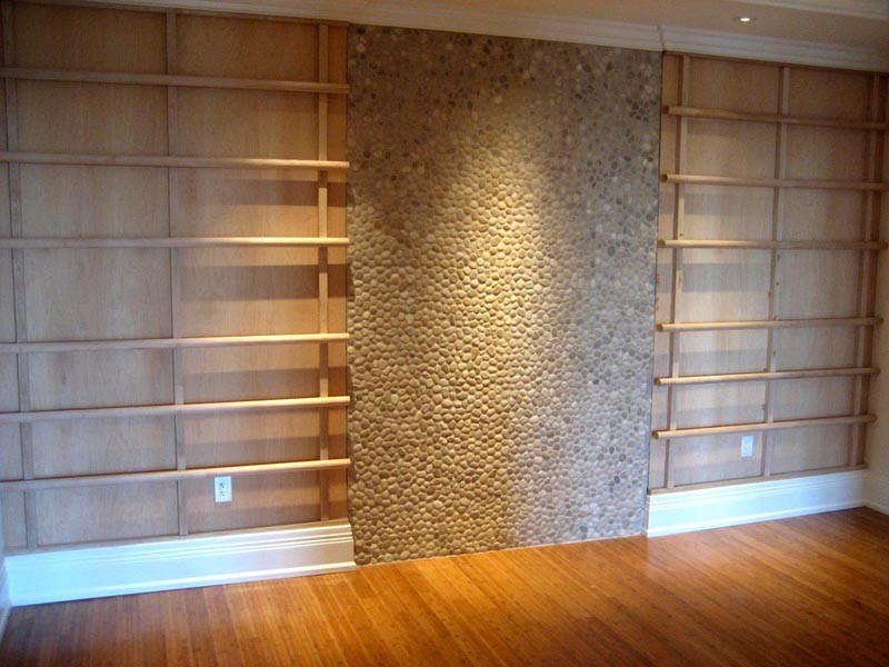 Stone Accent Wall - Traditional - Living Room - Atlanta - by A Touch of ...
