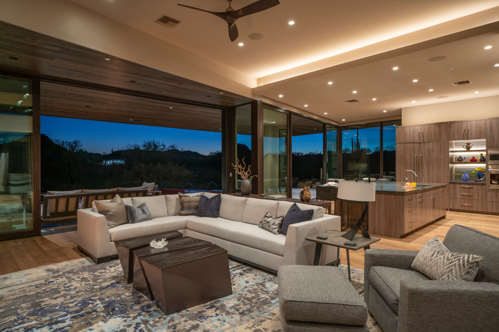 Stone Canyon House #3 - Contemporary - Living Room - Phoenix - by ...