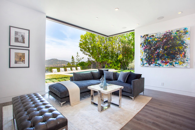 Stone Canyon - Modern - Living Room - Los Angeles - by True Colors ...
