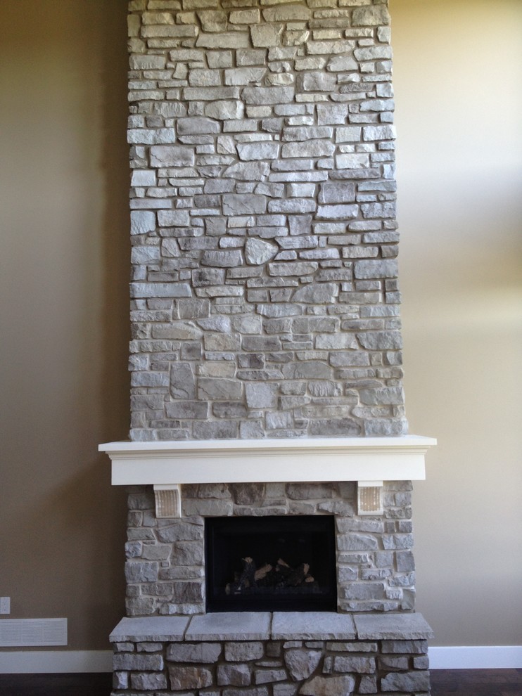 Stone Fireplaces - Craftsman - Living Room - Toronto - by J and J ...