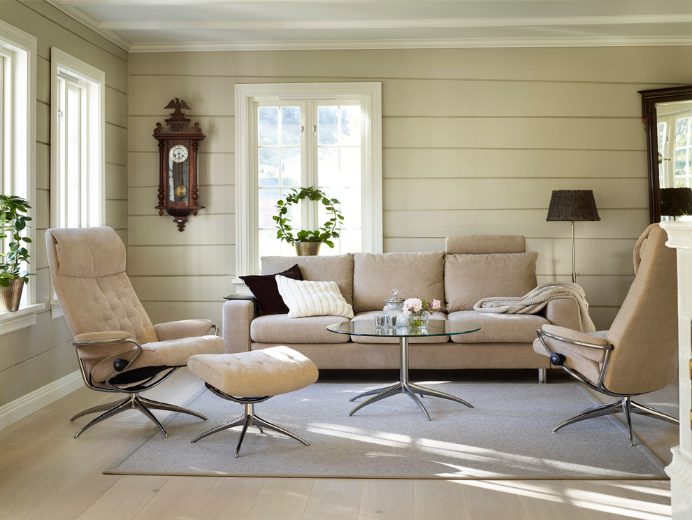 Stressless E200 Sofa Beige - Craftsman - Living Room - Other | Houzz