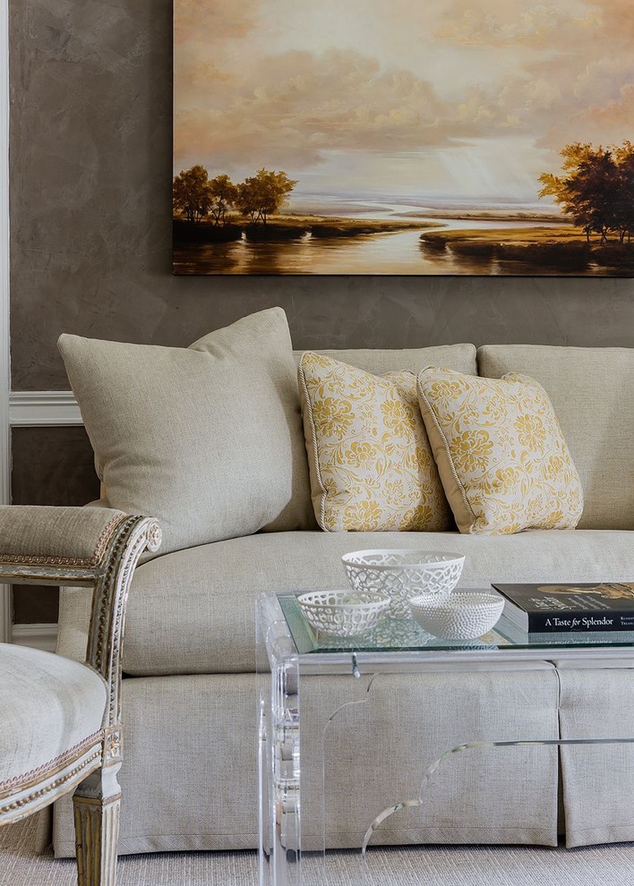 Study / Sitting Room - Traditional - Living Room - Boston - by F. D ...