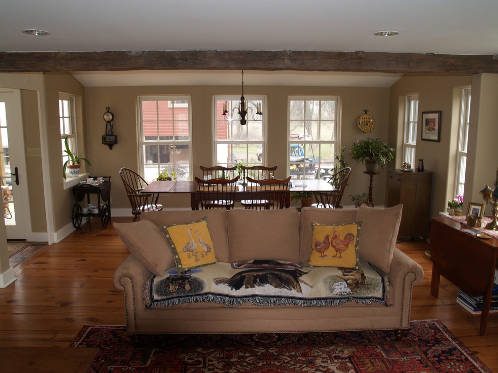 Stump Hall Farmhouse - Farmhouse - Living Room - Philadelphia - by ...