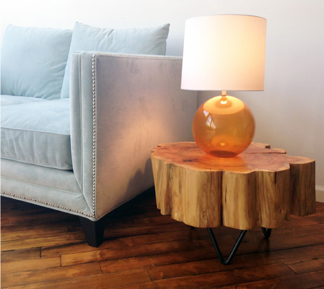 Stump tables - Contemporary - Living Room - New York - by Custom Made ...