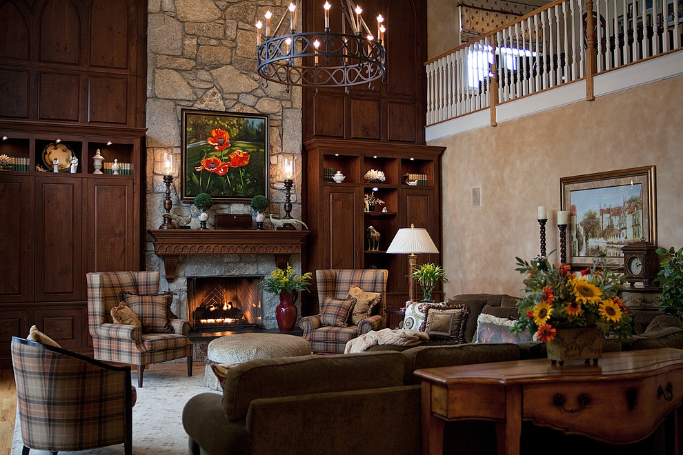 Suburban Country Estate - Traditional - Living Room - New York - by ...