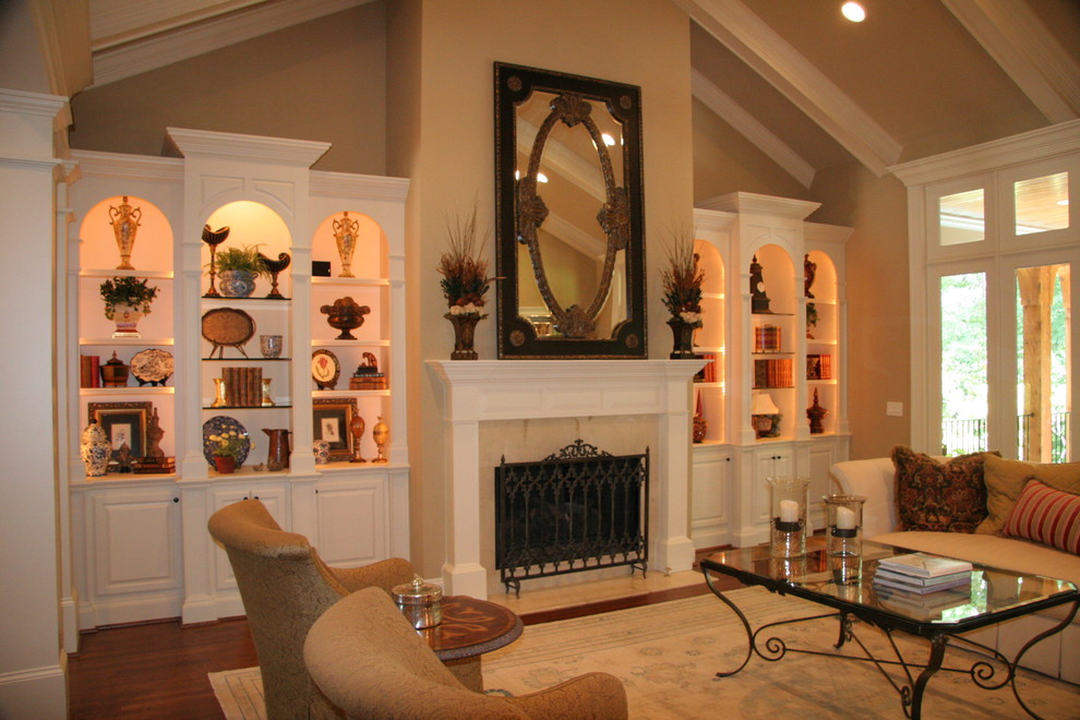 Suburban Rustic - Traditional - Living Room - Atlanta - by Tom Williams ...