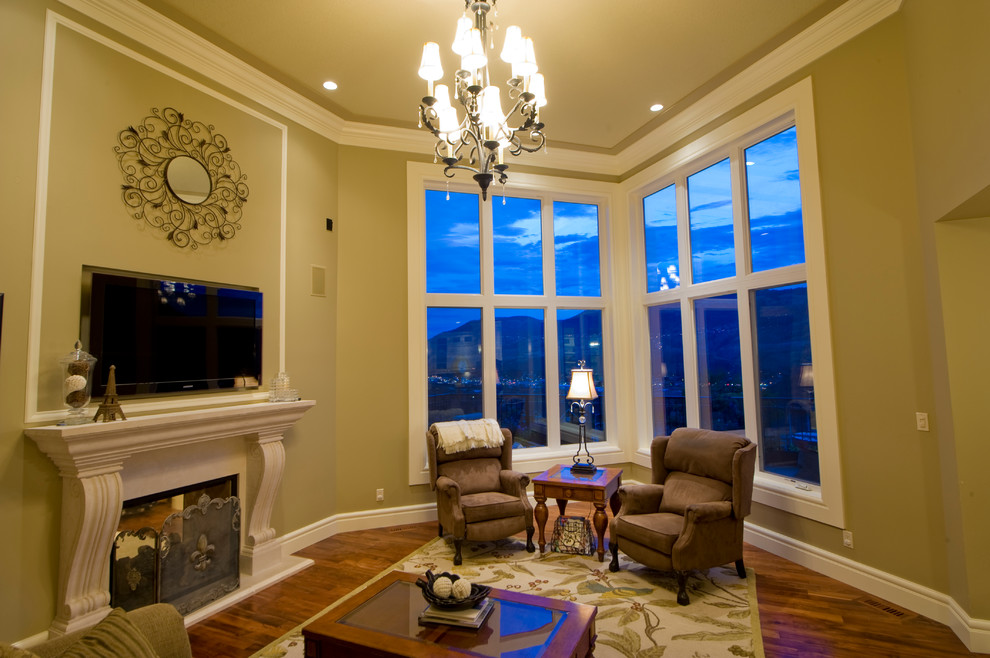 Suburban View Home - Traditional - Living Room - Calgary - by Mitchell ...