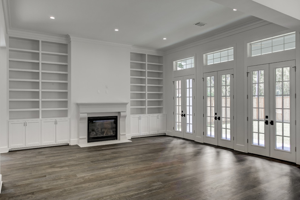 Sue Barnett, Garden Oaks Houston - Transitional - Living Room - Houston ...