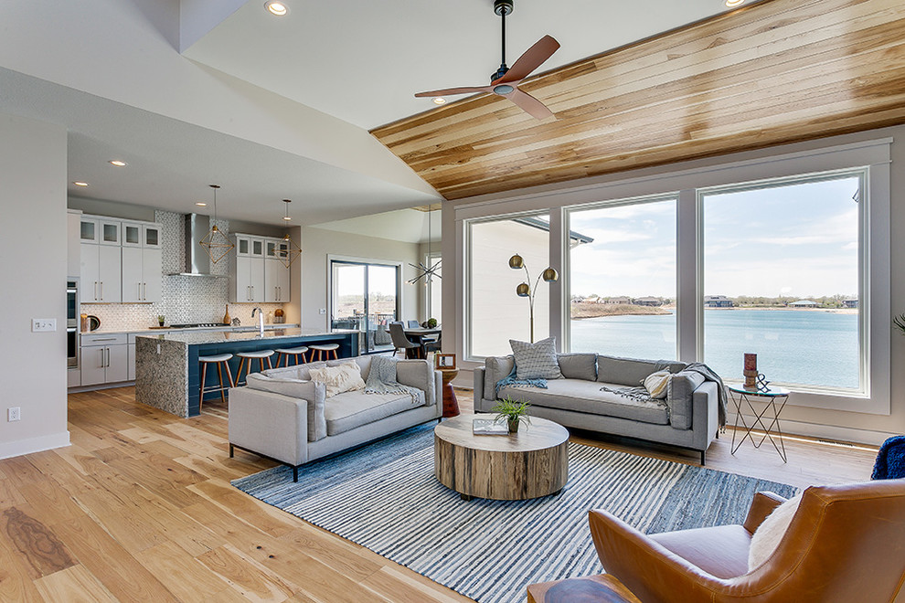 Summerset Plan - Beach Style - Living Room - Wichita - by Sharp Homes ...