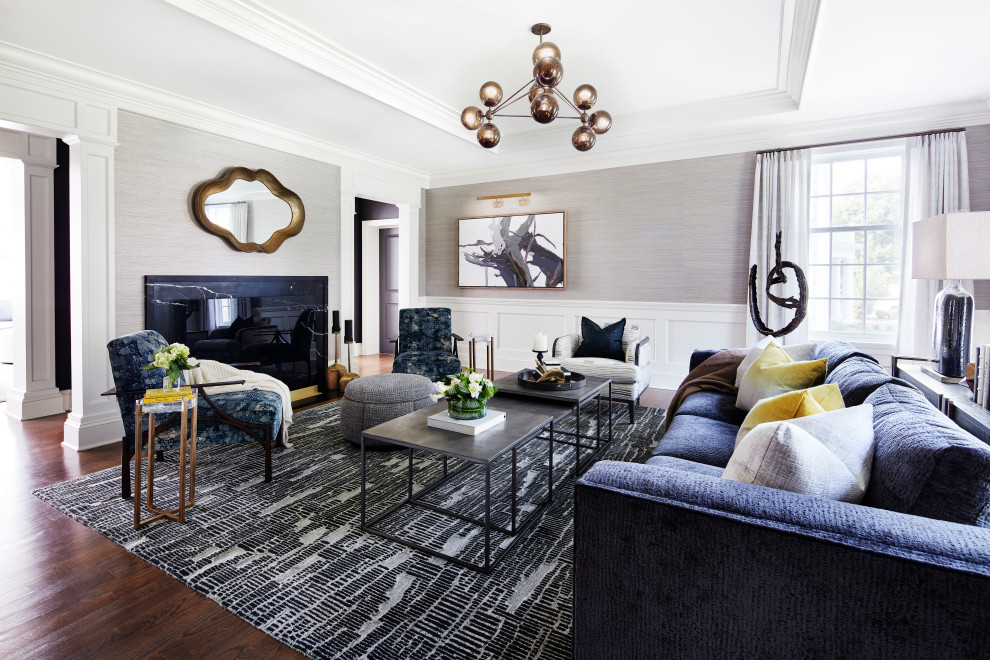 Sumptuous in the Suburbs - Transitional - Living Room - New York - by ...