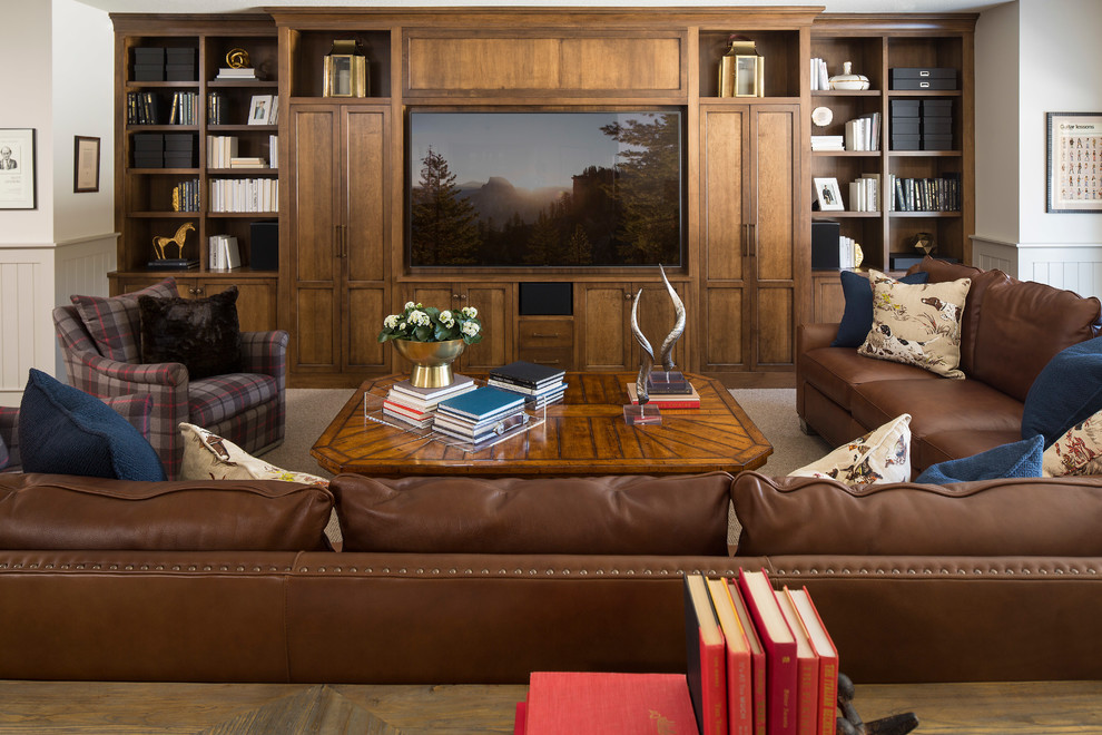 Sunfish Lake Lower Level - Traditional - Living Room - Minneapolis - by ...