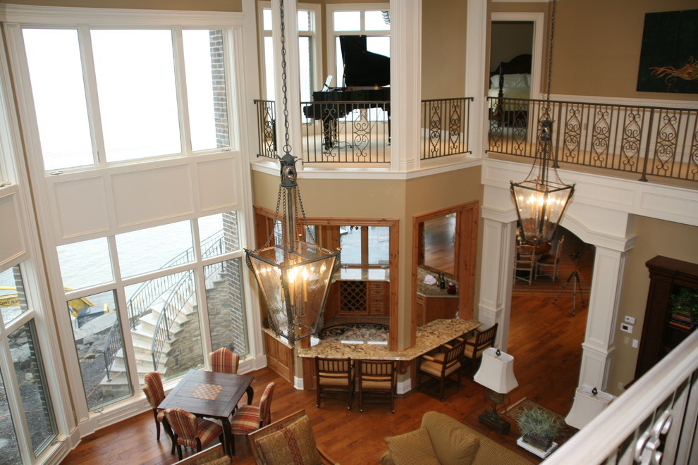 Sunken Bar - Living Room - Cleveland - by Schill Architecture LLC | Houzz