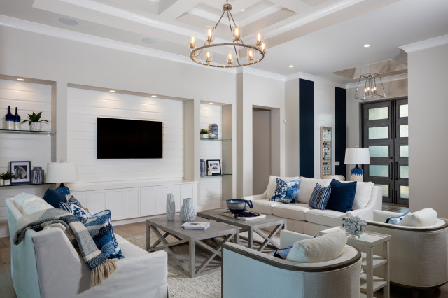 Sunset Key Model Home - Living Room - Miami - by Norris Furniture ...