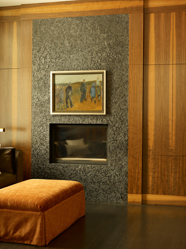 Swan Residence • Matrix Motion Granite - Living Room - Calgary - by ...