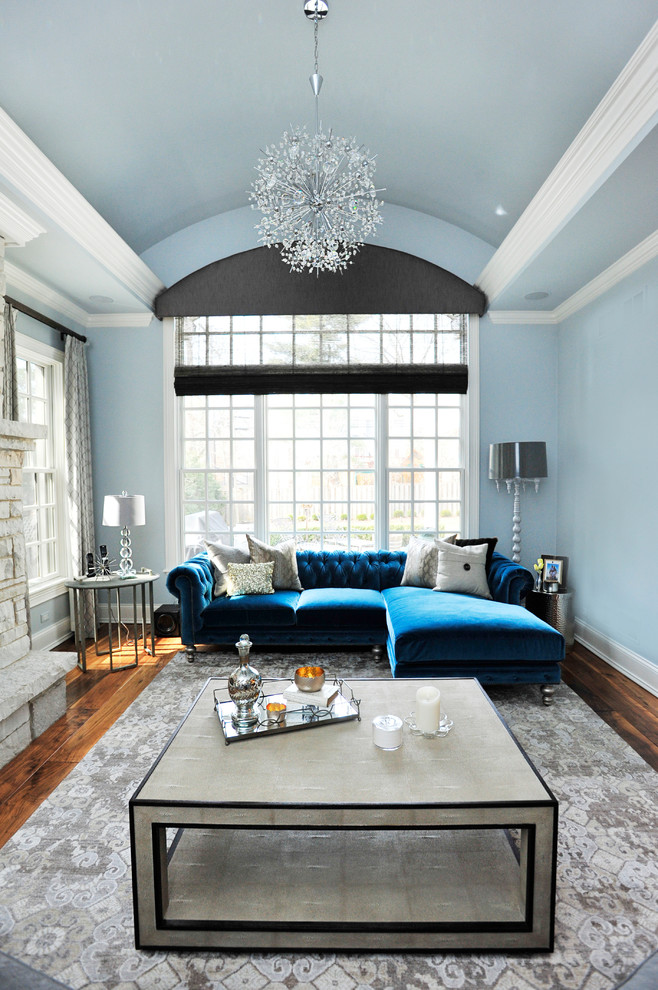 Swanky Roost - Transitional - Living Room - Chicago - by Gorgie Homes ...