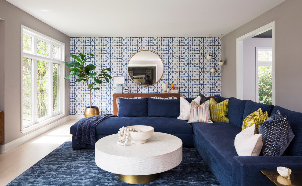 SWI - Midcentury - Living Room - Chicago - by Sloane Wyler Interiors ...