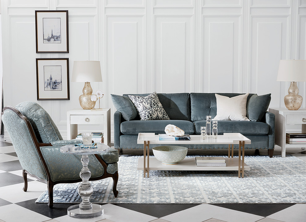 TABLE SERVICE LIVING ROOM - Contemporary - Living Room - Chicago - by ...