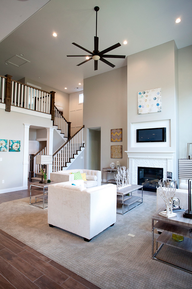 Tacoma House Plan - American Craftsman - Wohnbereich - Salt Lake City ...