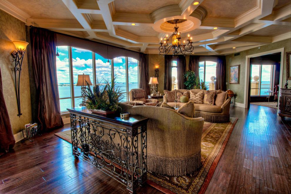 Tampa Penthouse - Mediterranean - Living Room - Tampa - by Janet Ott ...