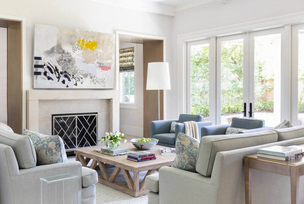 Tanglewood - Classique Chic - Salon - Houston - par L. Pearson Design ...