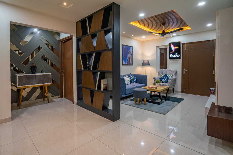 Tasko Model Flat 2 BHK - Modern - Living Room - Hyderabad - by Raja Akkinapalli Photography ...