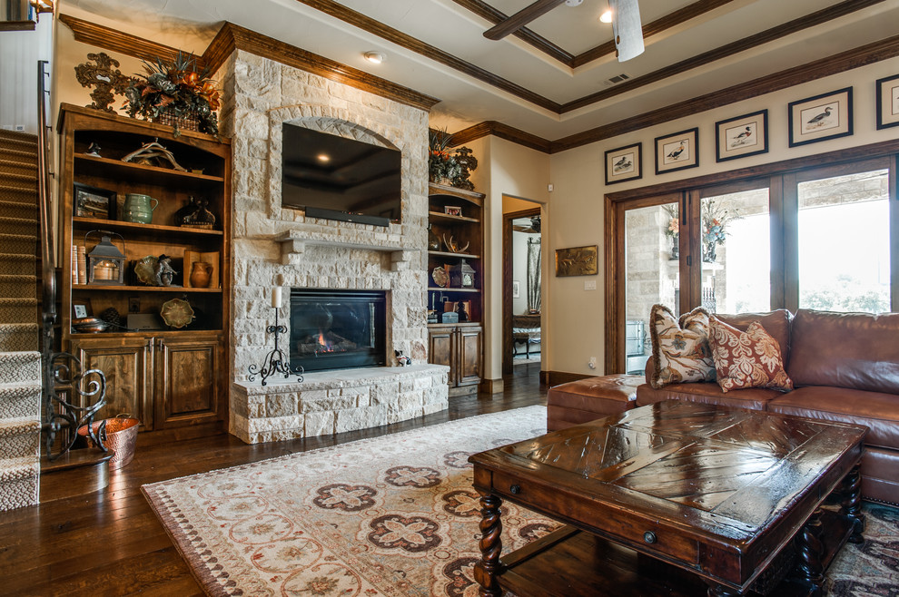 Texas Estate - Traditional - Living Room - Dallas - by Bella Vita ...