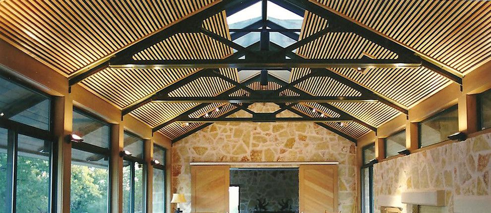 Texas Ranch House - Contemporary - Living Room - Dallas - by Eric N ...